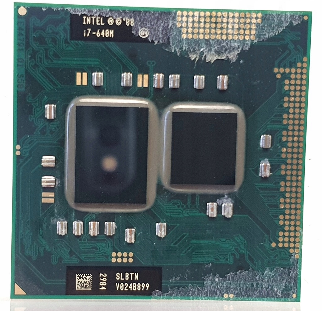 Procesor INTEL Core i7 640M Socket G1 (rPGA988A) Procesor Laptopowy w ...