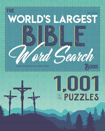 Austen, Thea The World's Largest Bible Word Search Book: 1,001 Puzzles ...