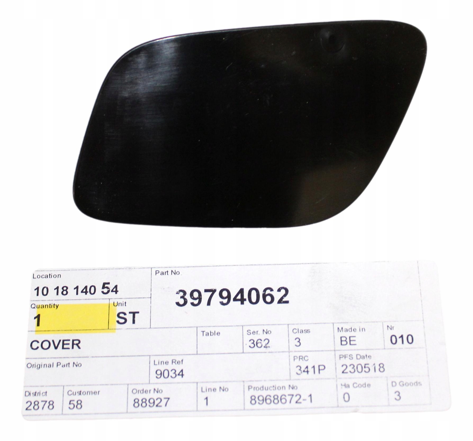 VOLVO S60 III V60 V60CC II lewa zaslepka spryskiwacza lampy OE ...