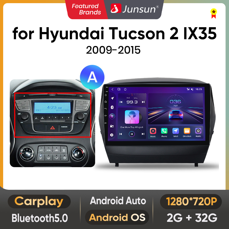 Wifi Android 13 Radio samochodowe do Hyundai Tucson2 ix35 2009-2015 Carplay - Sklep, Opinie ...