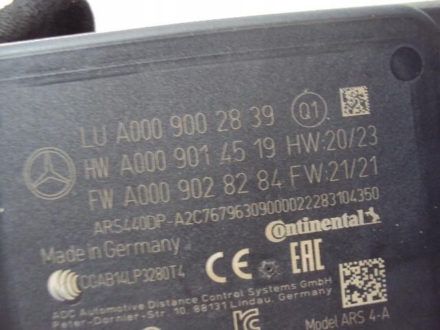 A0009002839 - Радар DISTRONIC MERCEDES E-Class W213 купити на Avtoex з ...