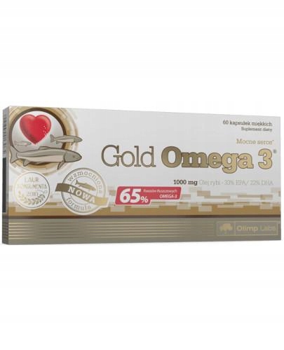 Olimp Gold Omega-3 60 kapsułek 13079670962 - Allegro.pl