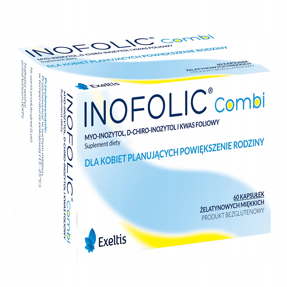 INOFOLIC COMBI 60 kapsułek 13236910713 - Allegro.pl