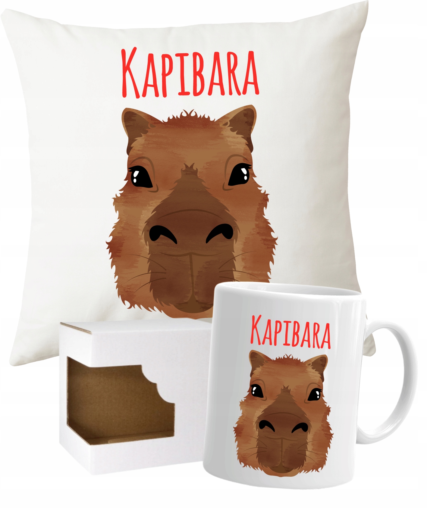 Zestaw Poduszka + Kubek KAPIBARA na prezent 13129892171 - Sklepy ... Zestaw Poduszka + Kubek KAPIBARA na prezent 13129892171 - Sklepy ...