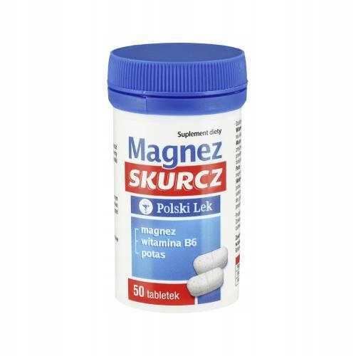 Magnez Skurcz - 50 tabletek (5901785300345) • Cena, Opinie • Preparaty witaminowo-mineralne ...