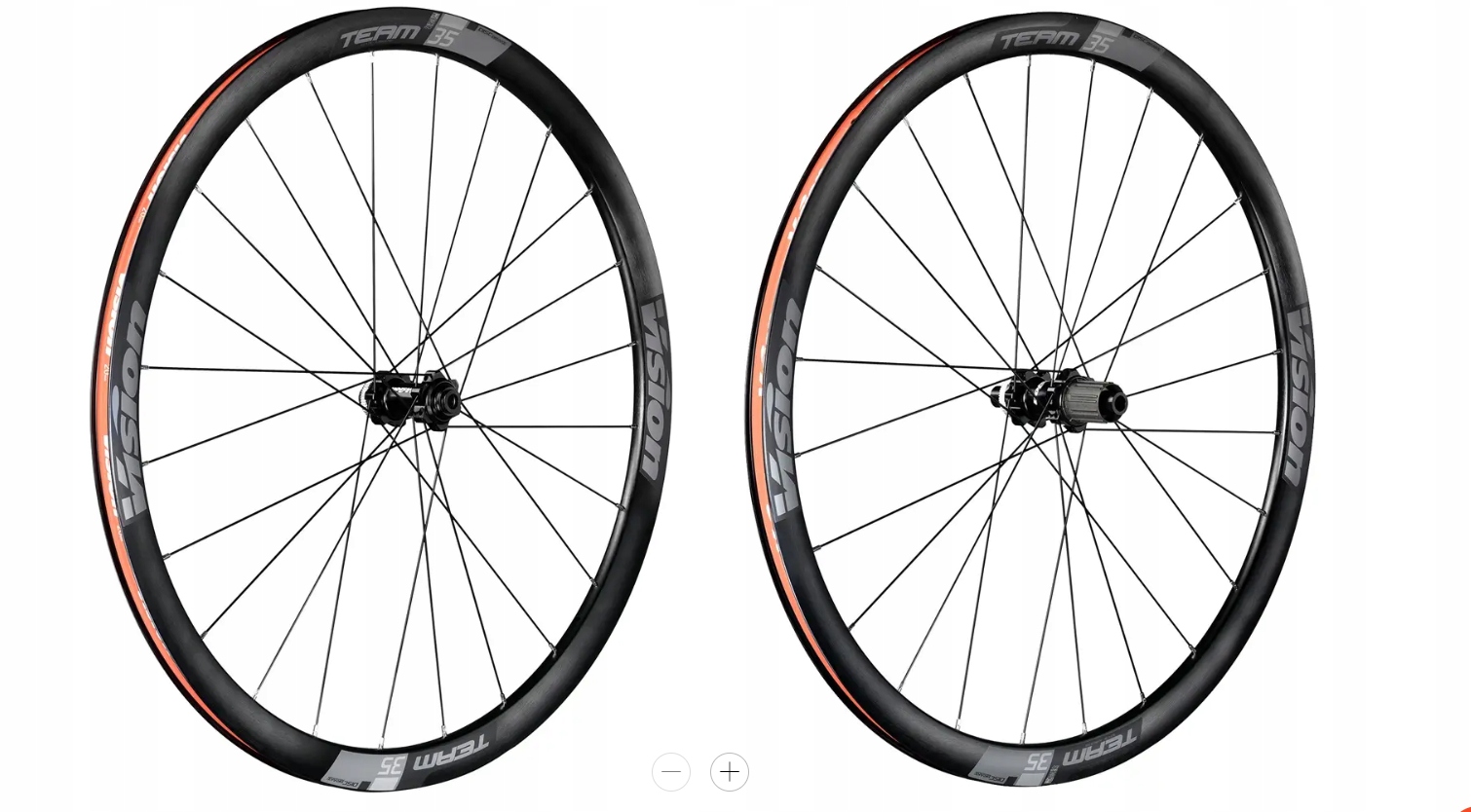 Vision Team 35 Disc TLR kola silnice komplet Shimano - Allegro