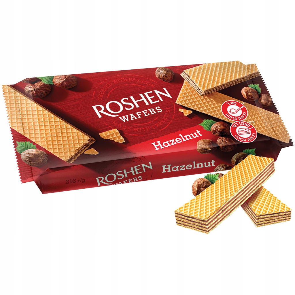 Roshen wafle orzechowy 216 g - porównaj ceny - Allegro.pl