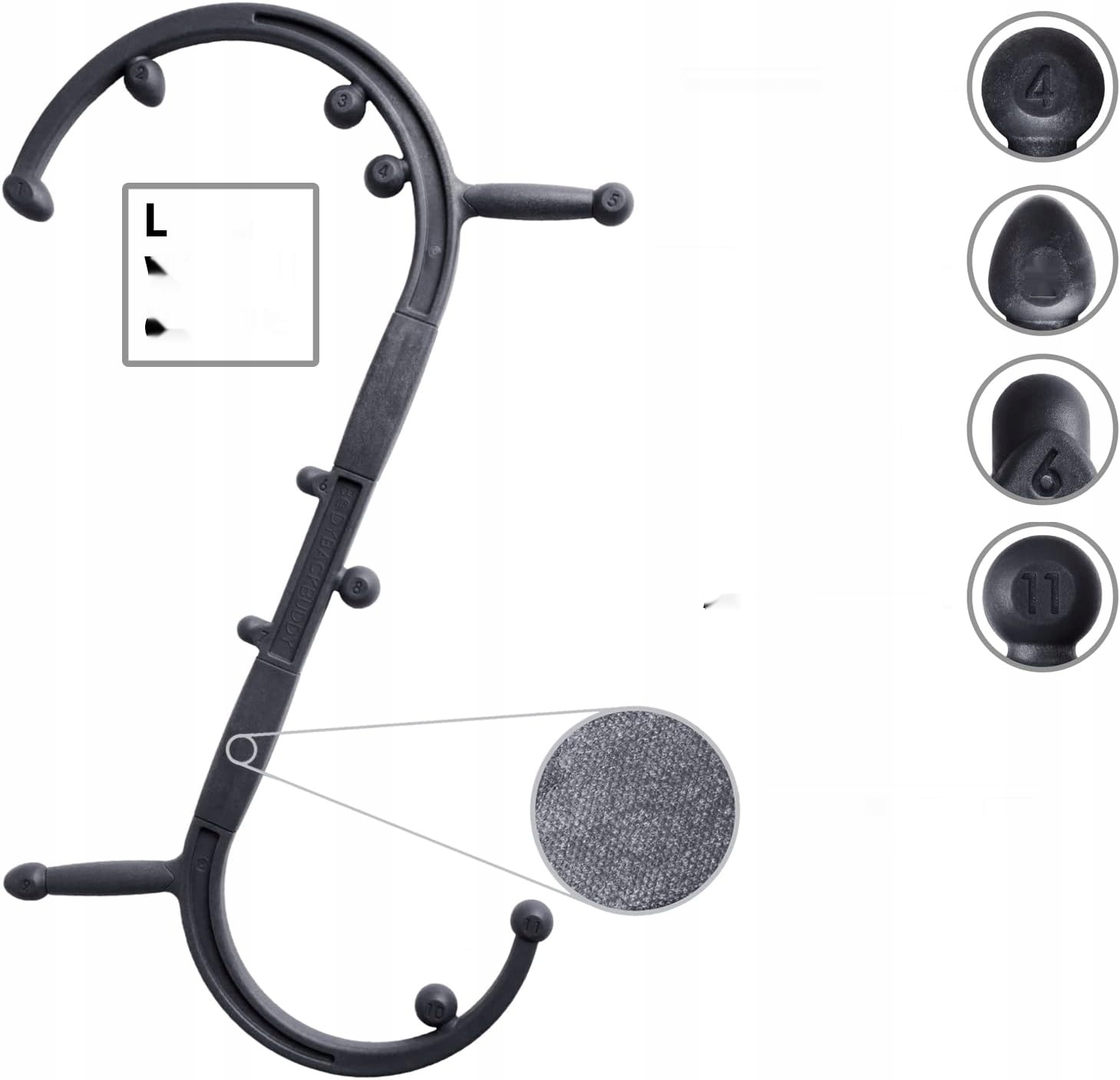 Body Back Buddy Elite Narzędzie Do Masażu Punktów Spustowych, Plecy I ...