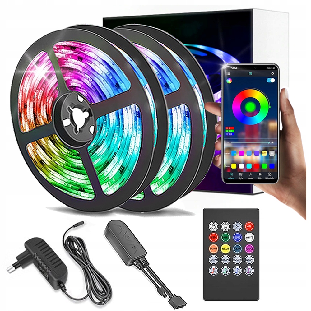 Ledy rgb 20m - Niska cena na Allegro.pl