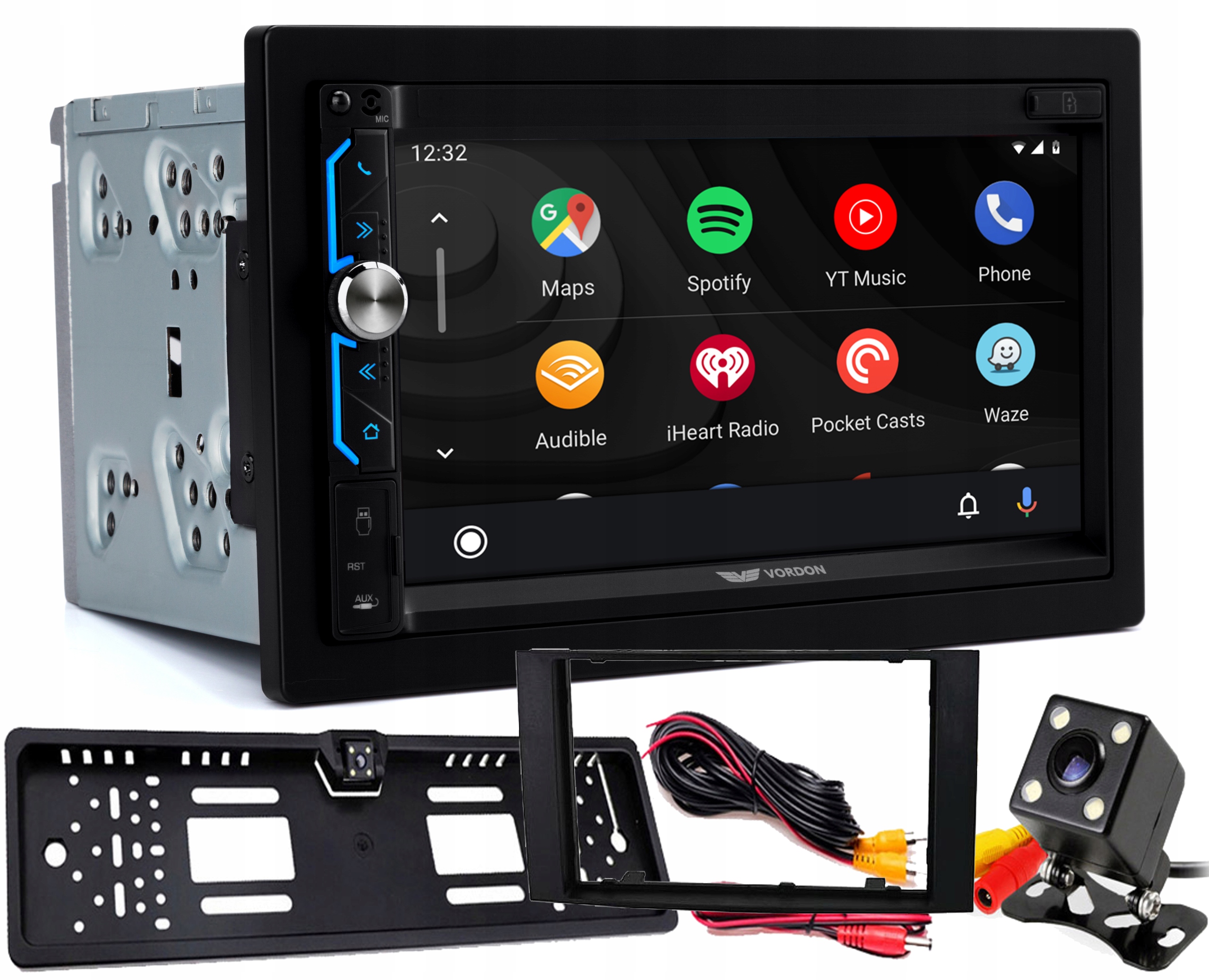 RADIO ANDROID AUTO CAR PLAY VW TOUAREG CARAVELLE TRANSPORTER T5 ...