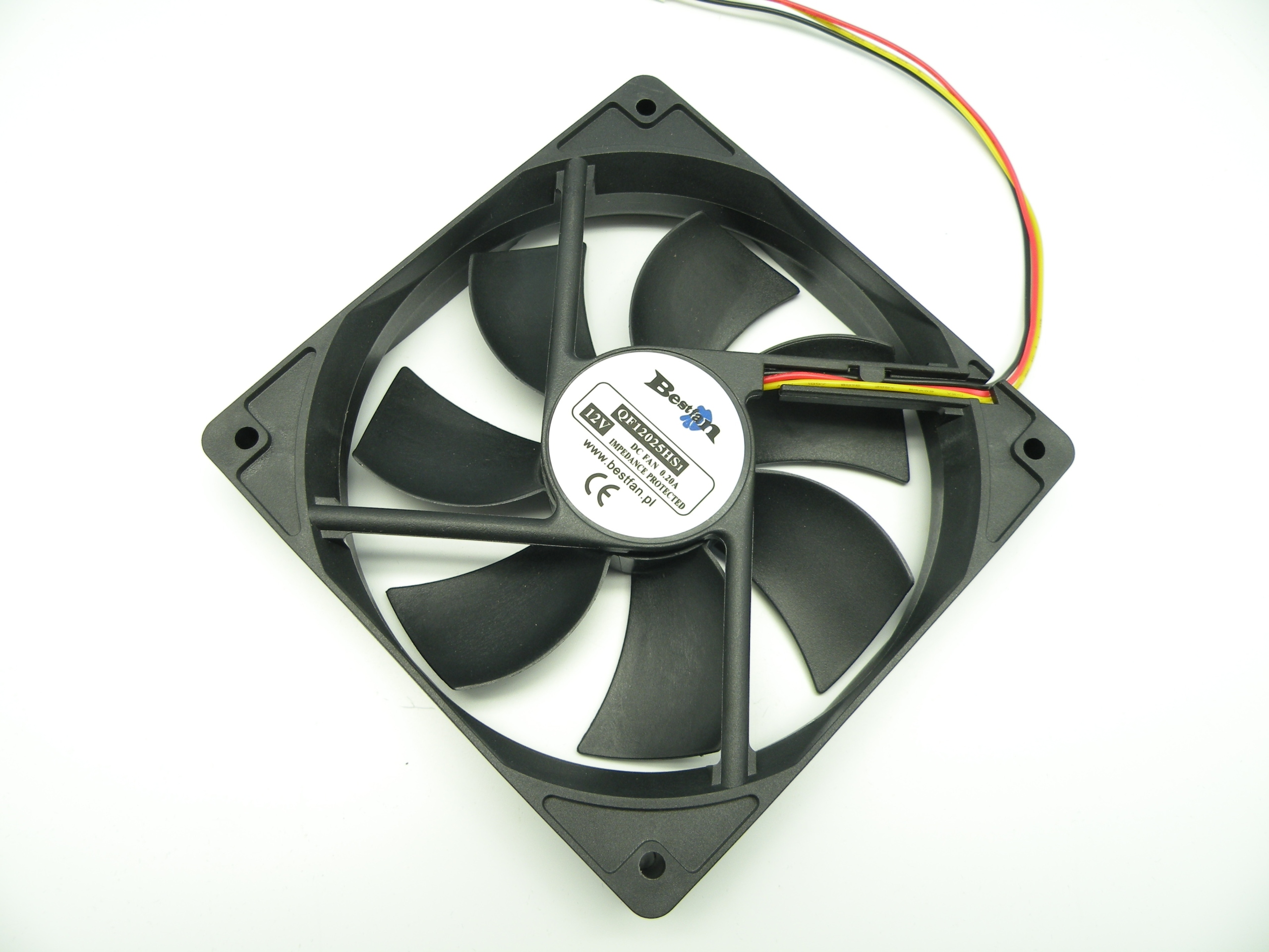 WENTYLATOR BESTFAN 120x120x25 mm 12V CICHY 3PIN w Baborów - Sklep ...
