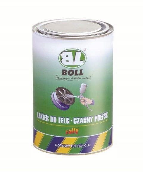 BOLL lakier do felg samochodowych CZARNY POŁYSK 1L 001428 za 50,99 zł z Zielona Góra - Allegro ...