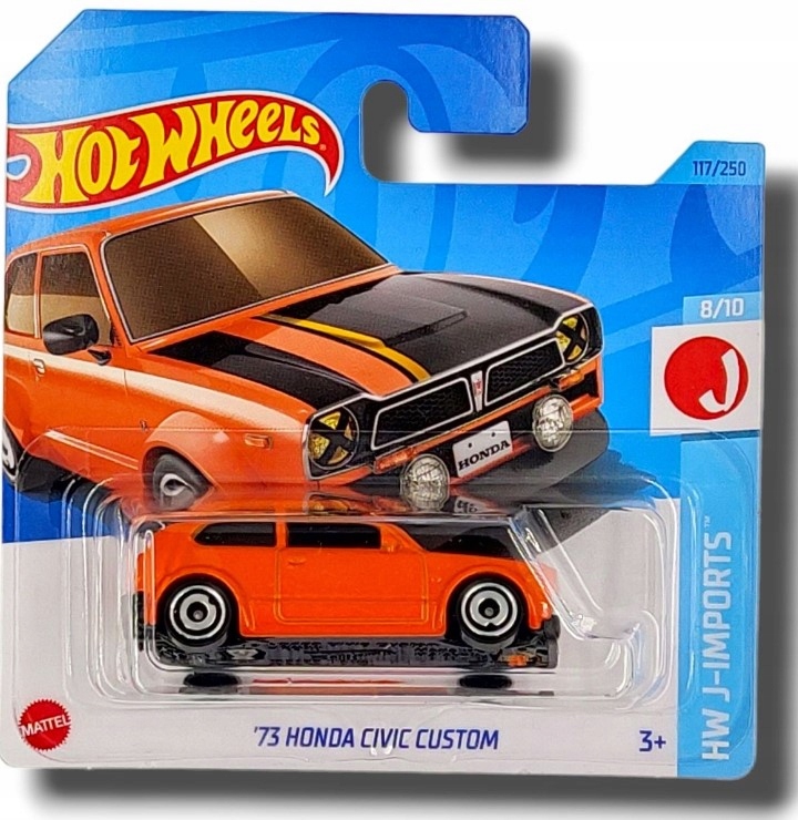 Hot Wheels '73 Honda Civic Custom JDM 14465154930 - Allegro.pl