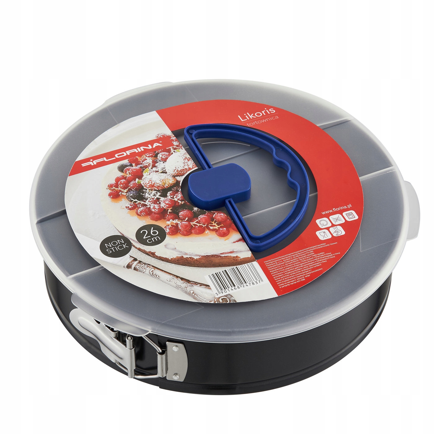 TORTOWNICA Z POKRYWĄ LIKORIS FLORINA 26X6,8 CM (5901468247837) • Cena ...