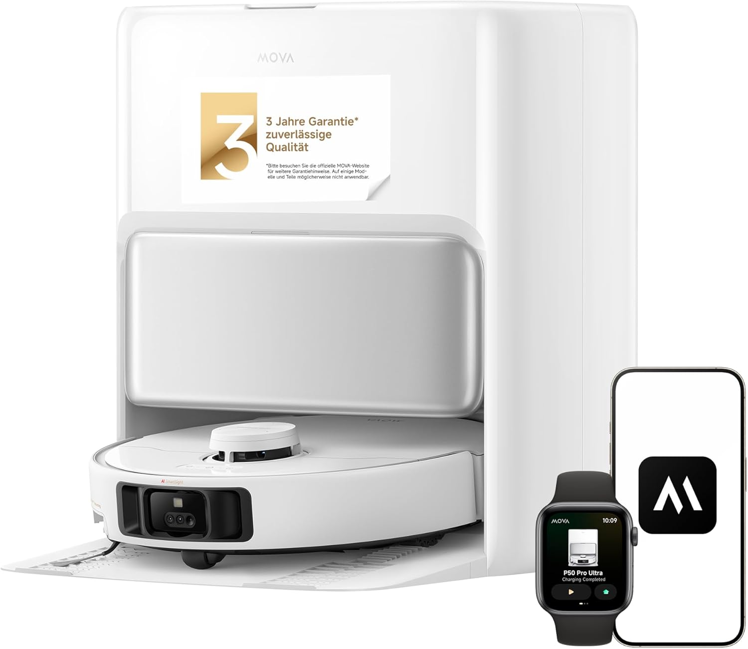 Robot sprzątający Mova P50 Pro Ultra biały - Sklep, Opinie, Cena w Allegro