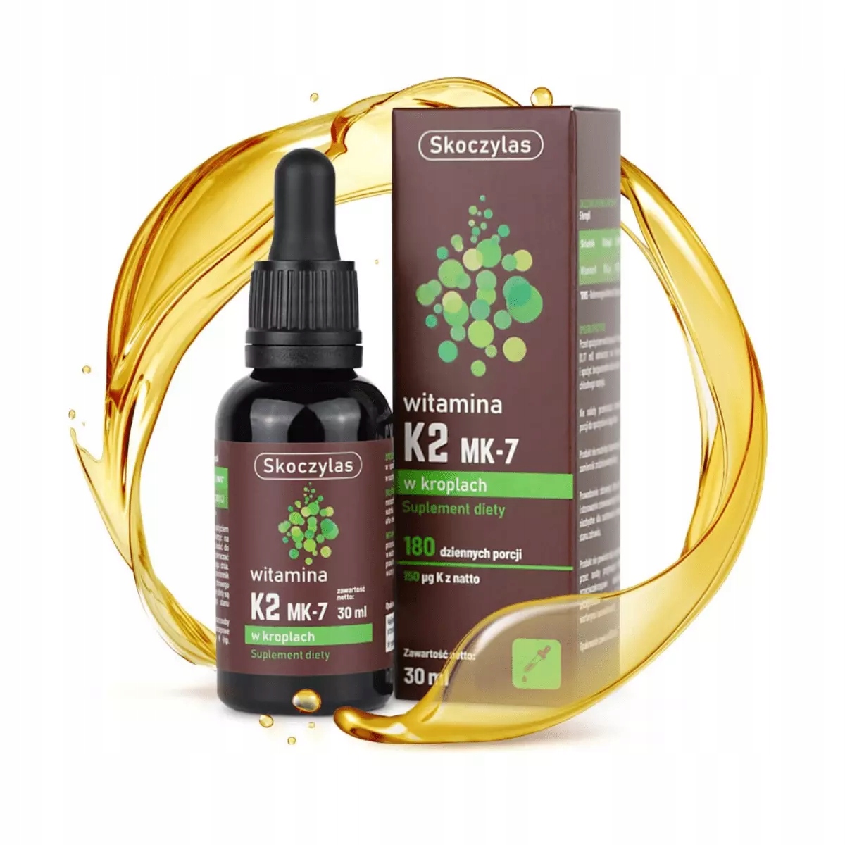 Skoczylas Witamina K2 MK-7 Krople 30 ml (5903631208799) • Cena, Opinie ...
