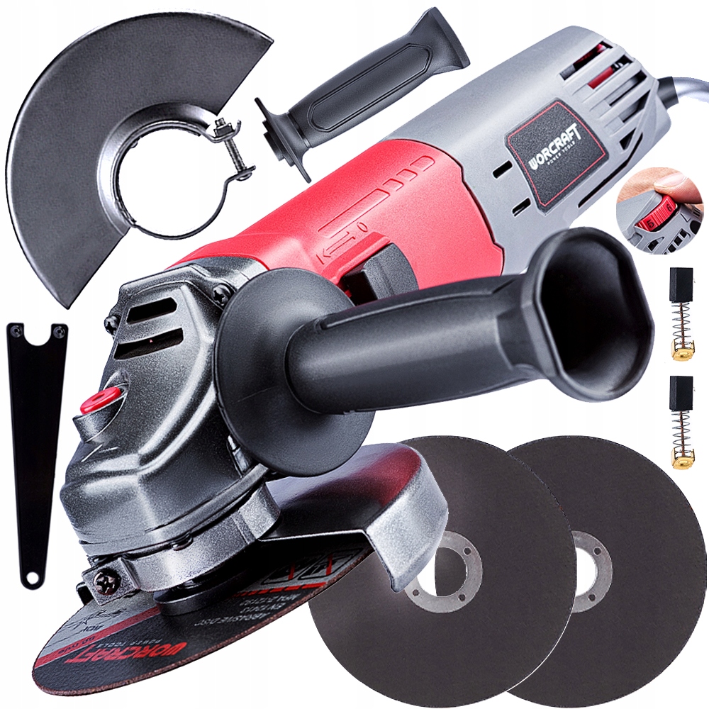 SZLIFIERKA KĄTOWA DIAX WORCRAFT 125MM Z REGULACJĄ (5904183487519 ...