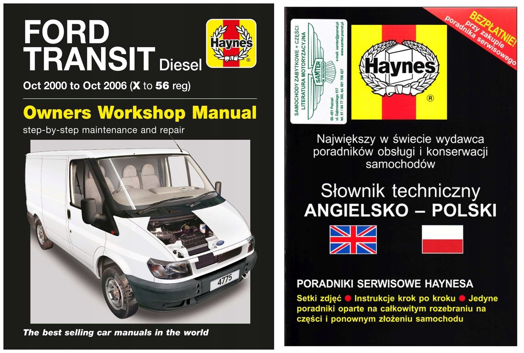 Ford Transit (2000-2006) instrukcja napraw Haynes za 179.40PLN z Poznań ...