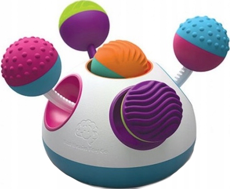 FAT BRAIN TOYS KLICKITY ZABAWKA SENSORYCZNA KULE 11985208579 - Allegro.pl