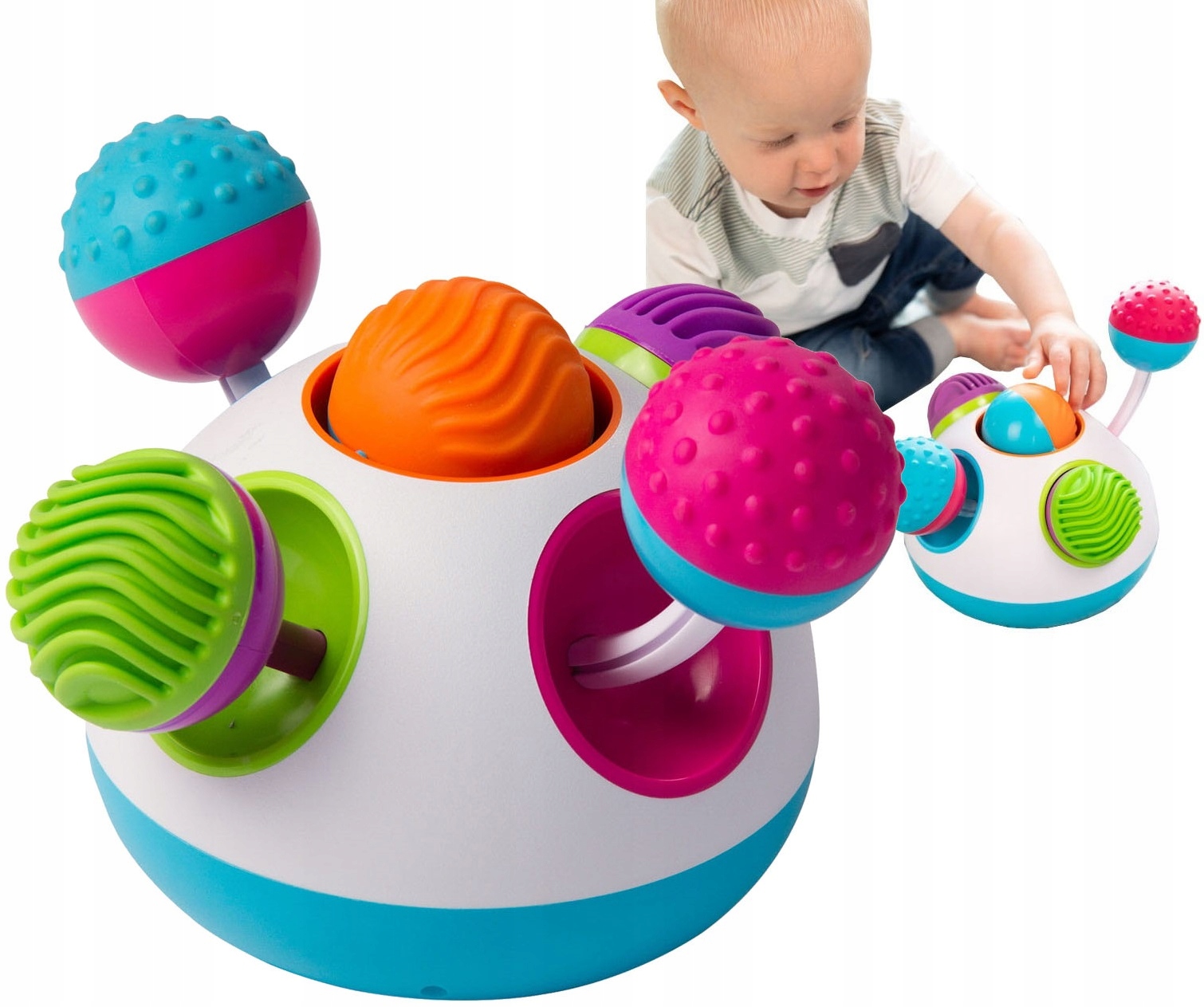 FAT BRAIN TOYS KLICKITY ZABAWKA SENSORYCZNA KULE (0811802021656) • Cena ...