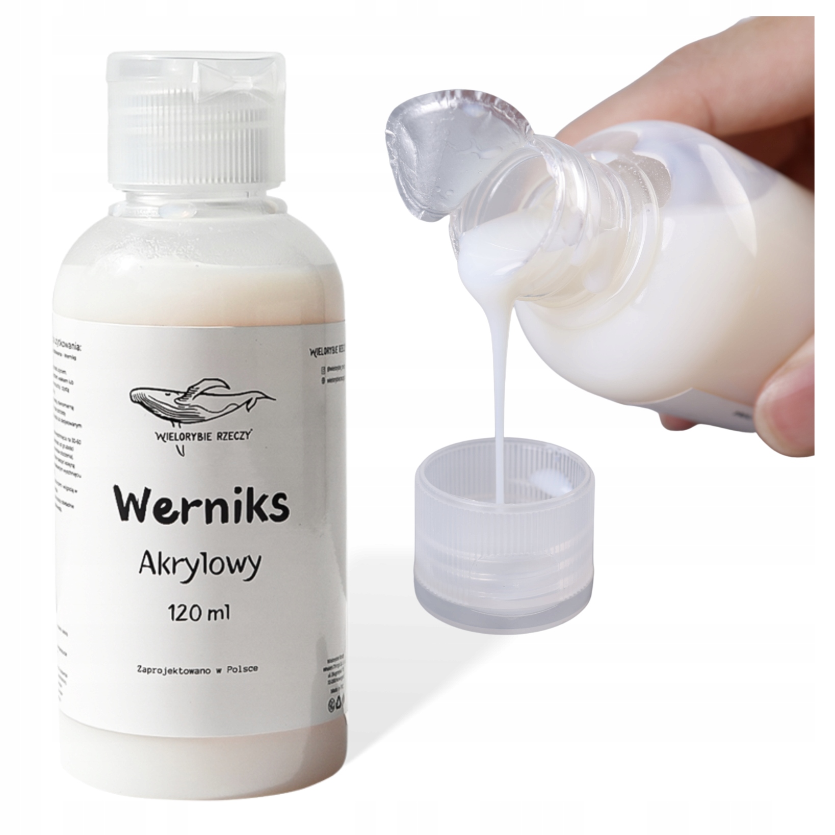 Werniks akrylowy błyszczący Wielorybie Rzeczy 120 ml • Cena, Opinie ...