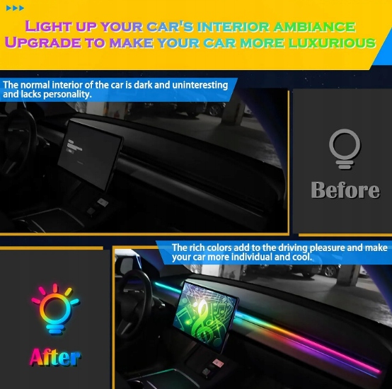 1 Pasek - Światłowód - Modułowy System LED