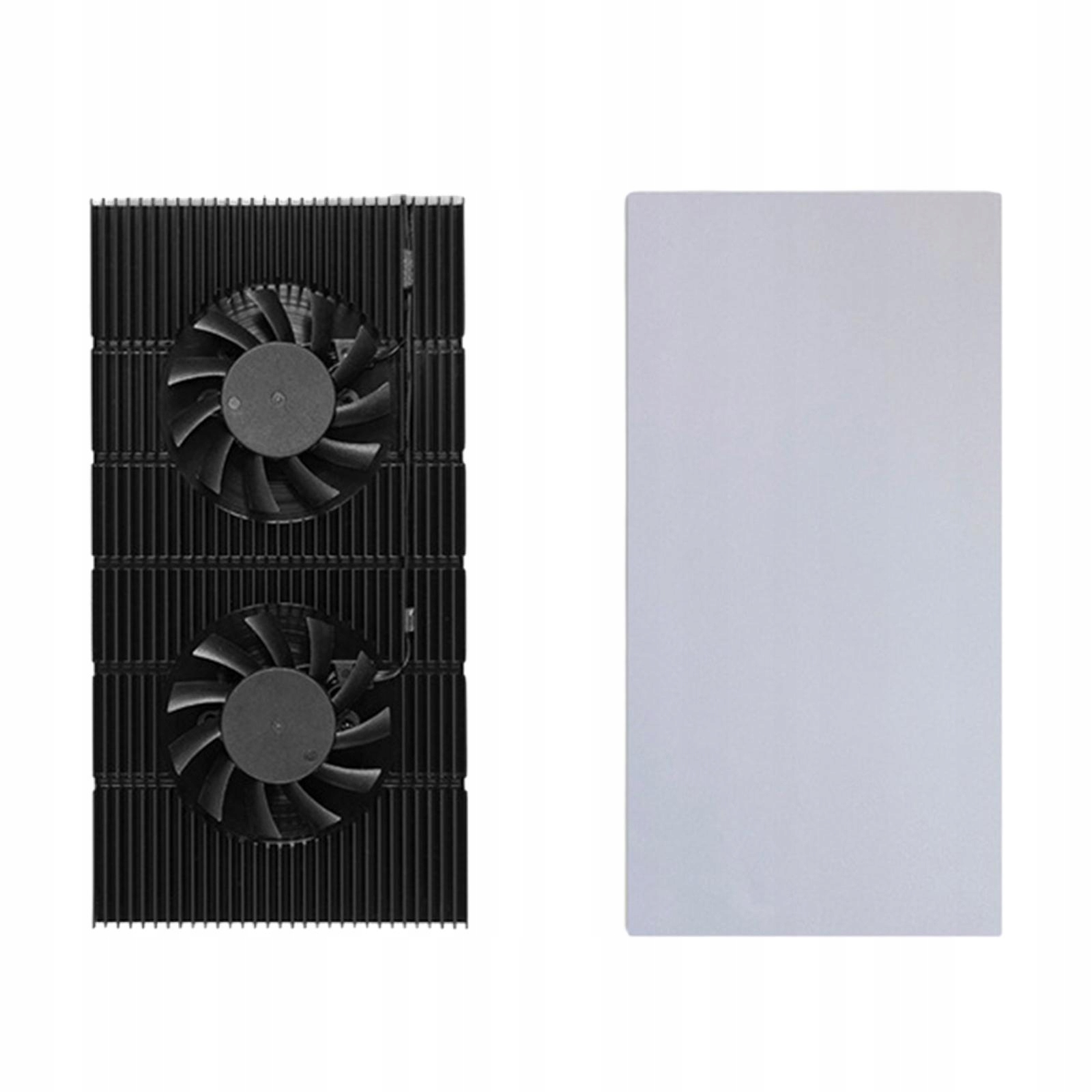 GPU Backplate Radiator W/Dual PWM Fan Memory Wentylatory chłodzące do ...