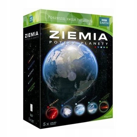 Ziemia. Potęga planety BOX (BBC) (nowe wydanie) [5DVD] płyta DVD • Cena, Opinie - Allegro