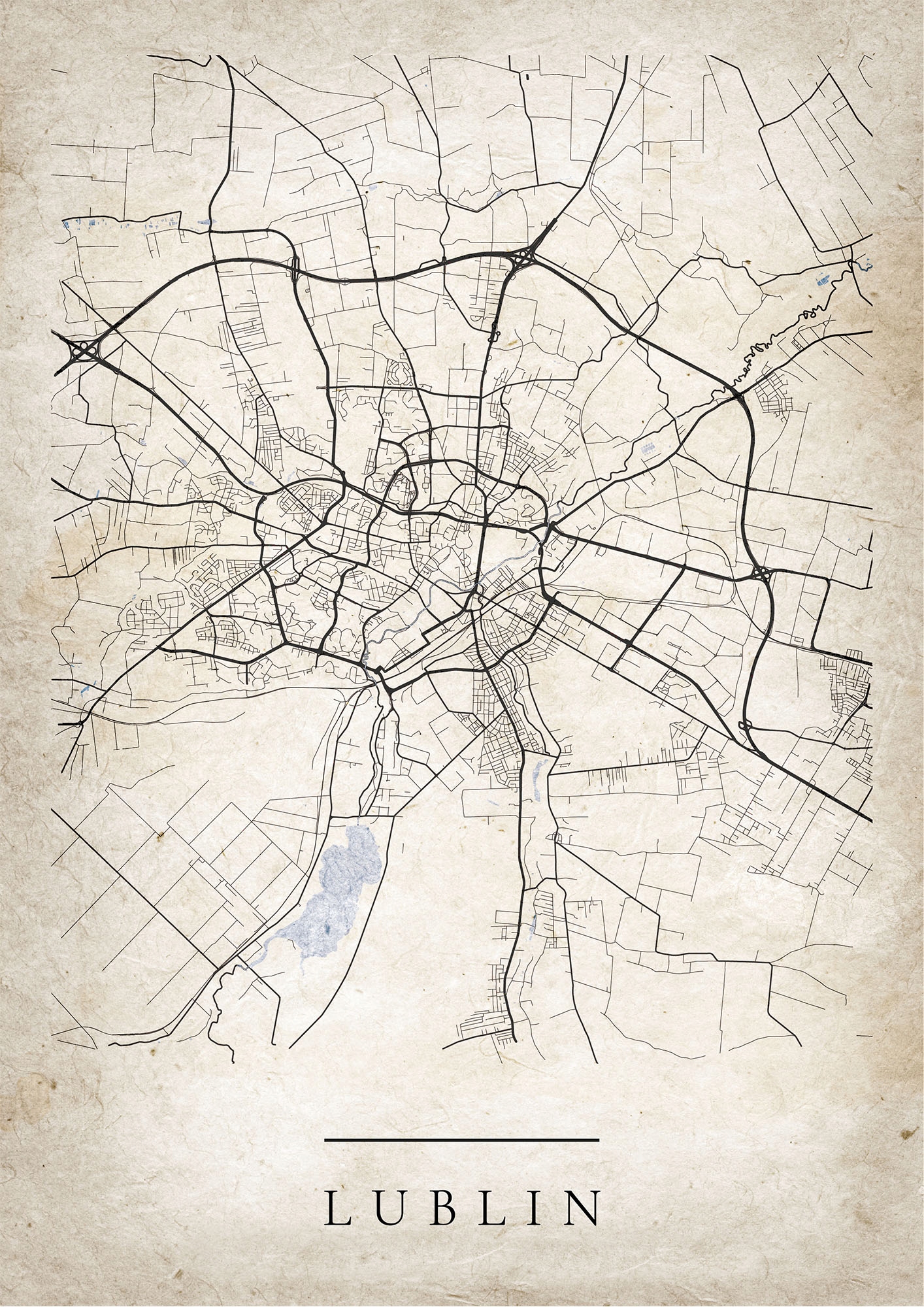 Plakat Mapy style bez ramy 50 x 70 cm • Cena, Opinie • Plakaty ...