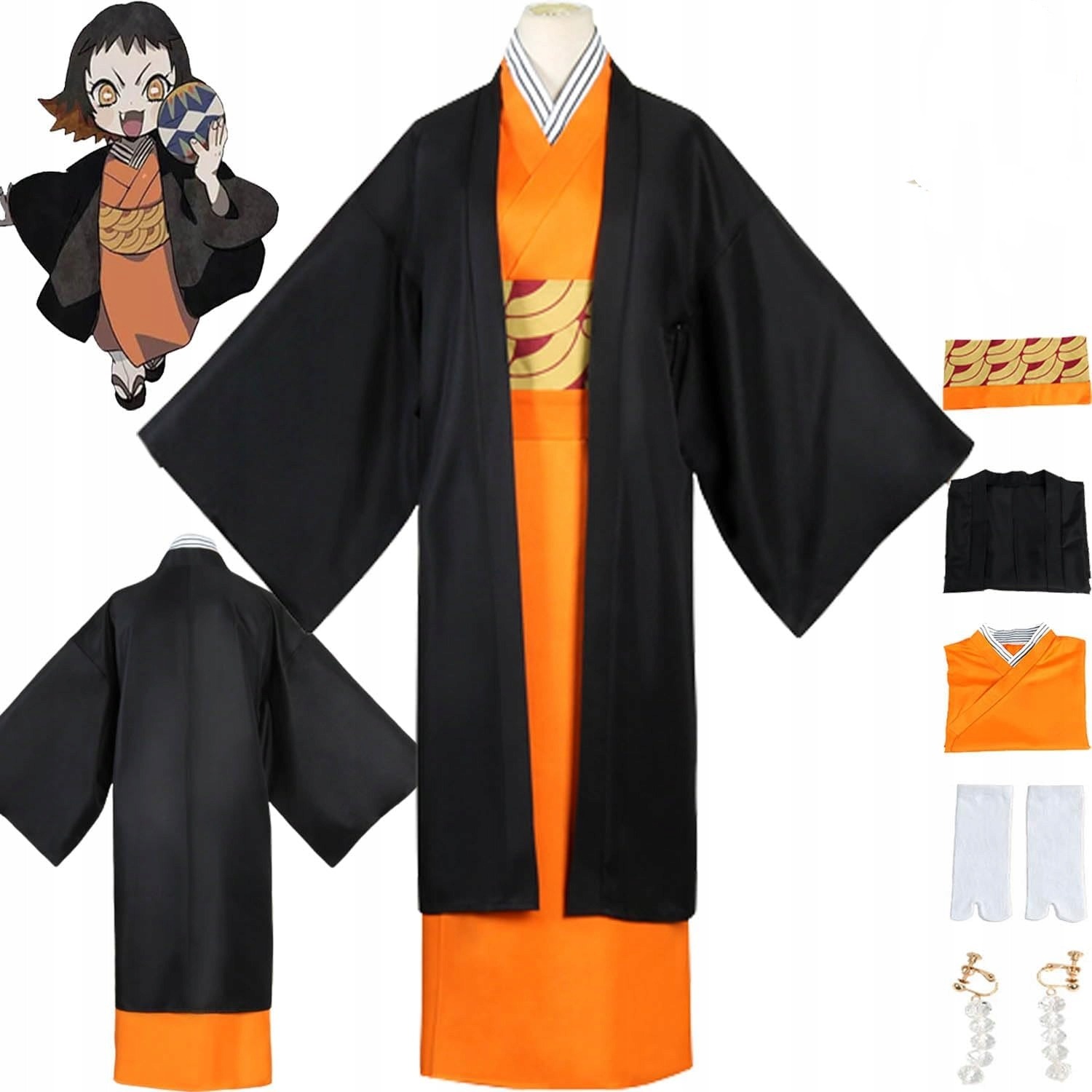 Demon Slayer Susamaru Cosplay Kostium HALLOWEEN ŚWIĘTA PREZENT ...