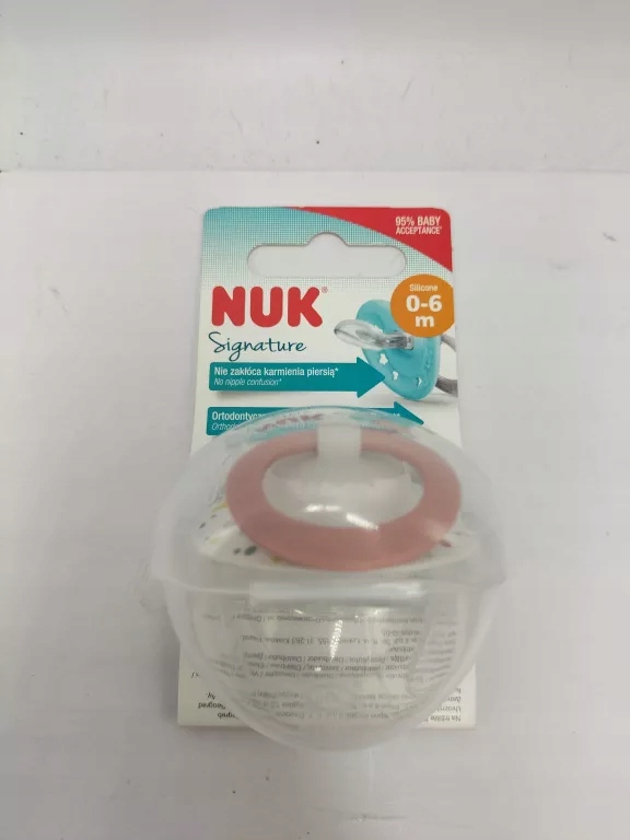 Smoczek Nuk anatomiczny silikon 0 + - porównaj ceny - Allegro.pl