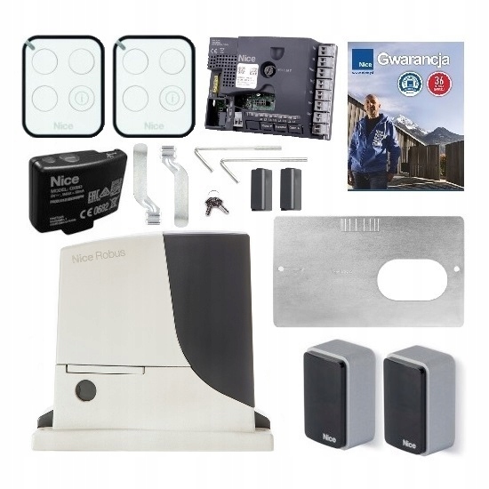 Nice Zestaw ROBUS 600 RB600 STANDARD do 600 kg + 2 PILOTY ERA ONE BIDI ...