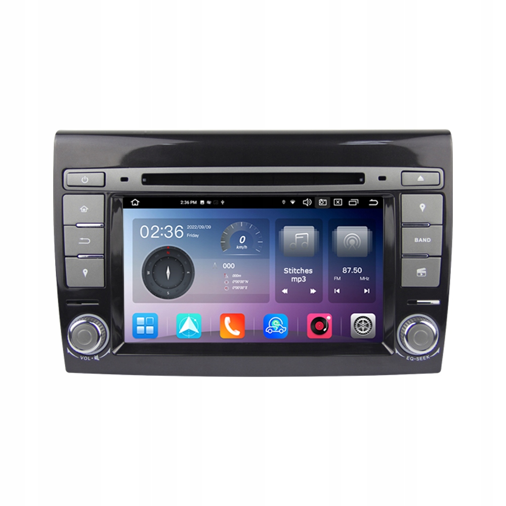 CarPlay Fiat Bravo Android Radio FM RDS DAB+ Opcja GPS DVD WiFi 4G USB ...