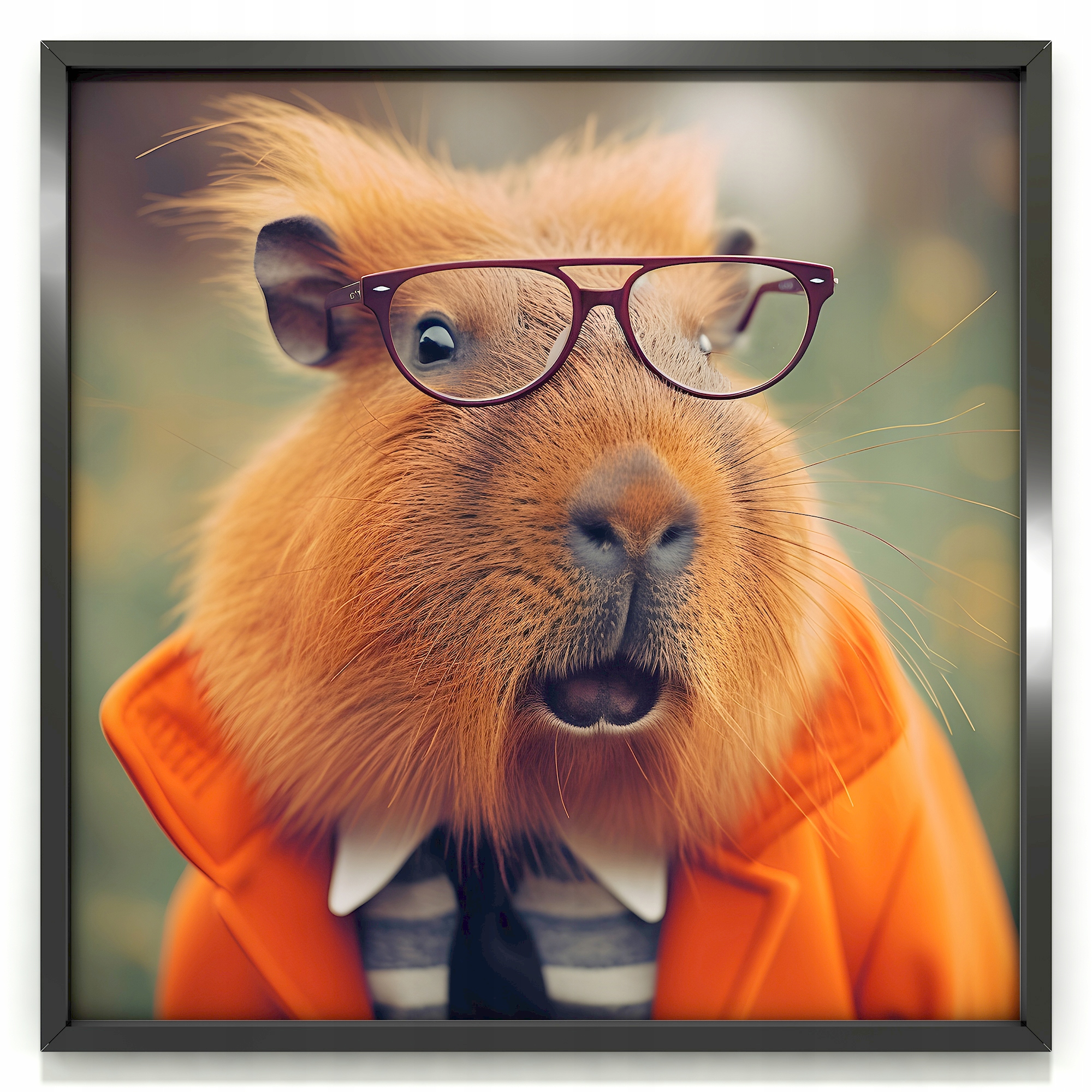 Plakat Obraz 100x100cm KAPIBARA KRAWACIARA Wzory • Cena, Opinie • Obrazy 14052314769 • Allegro