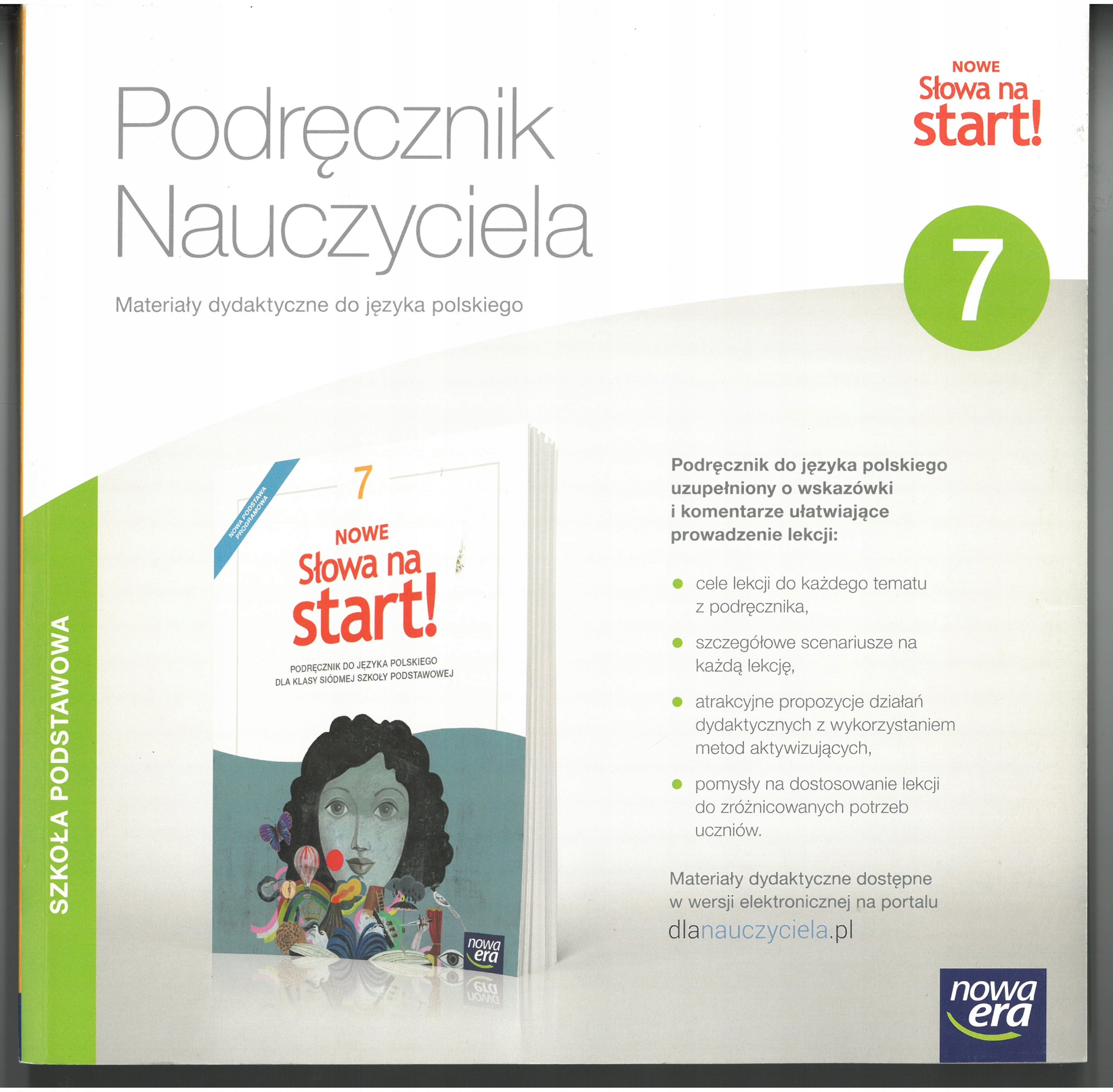 Nowe słowa na start! Klasa 7. Podręcznik nauczyciela Praca zbiorowa (14300725581) | Podręcznik ...