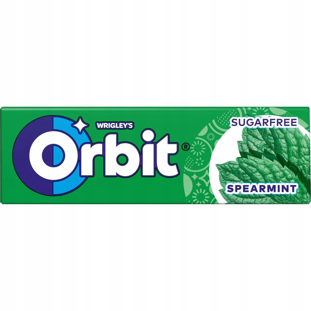 Guma do żucia Orbit spearmint 14 g • Cena, Opinie - Allegro