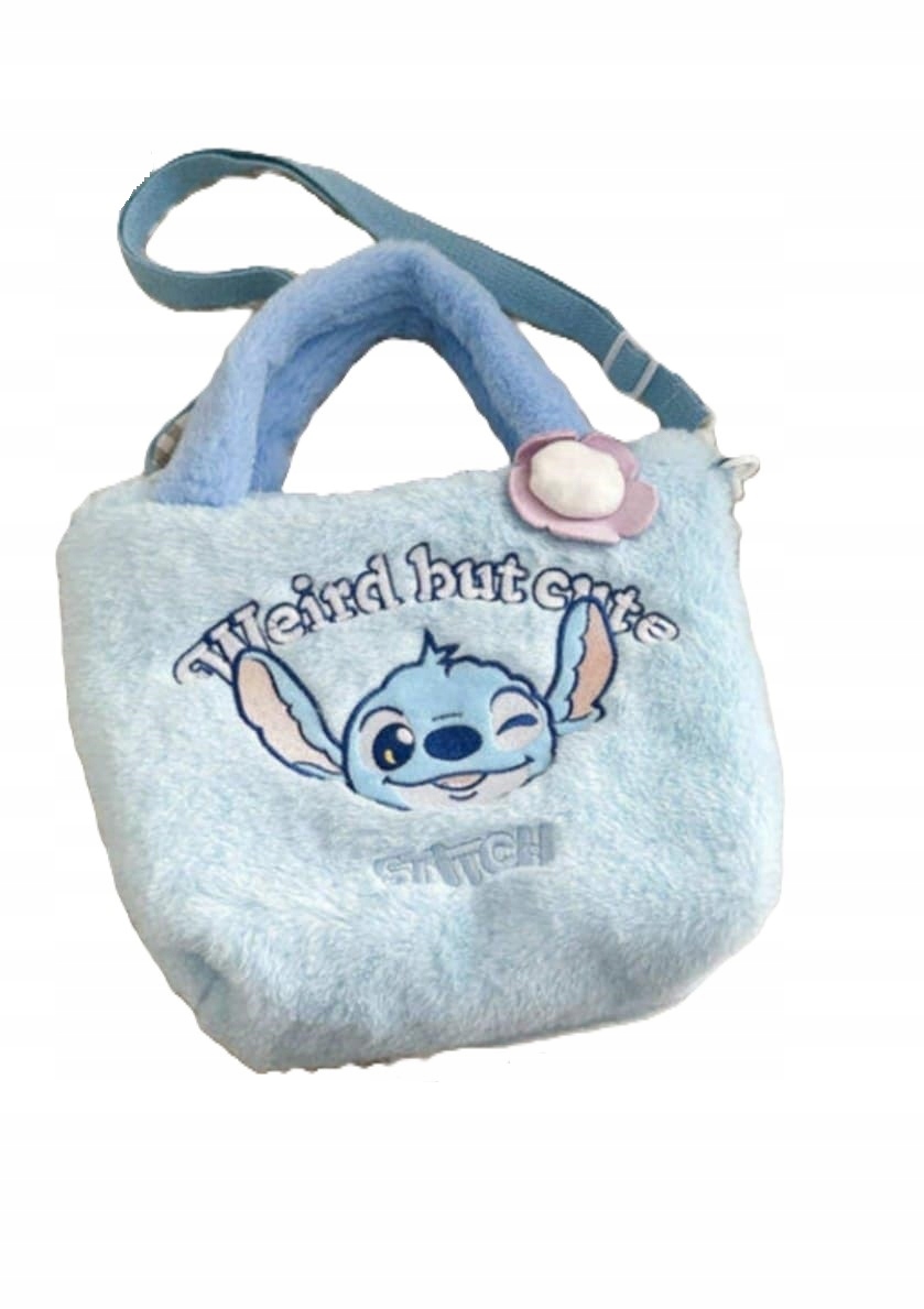TOREBKA PLUSZAK STICH STITCH MASKOTKA PLUSZOWA TOREBECZKA NA RAMIĘ DZIECI (6901022157571) • Cena ...