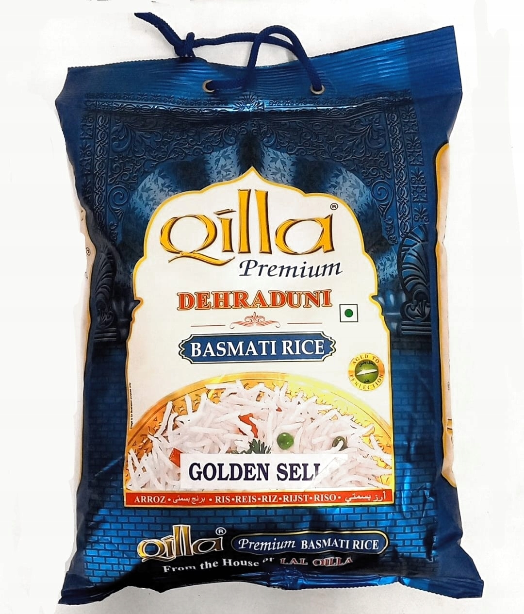 Rýže basmati zralá paraboiled Golden Sella Basmati Rice Lal Qilla 5 kg ...