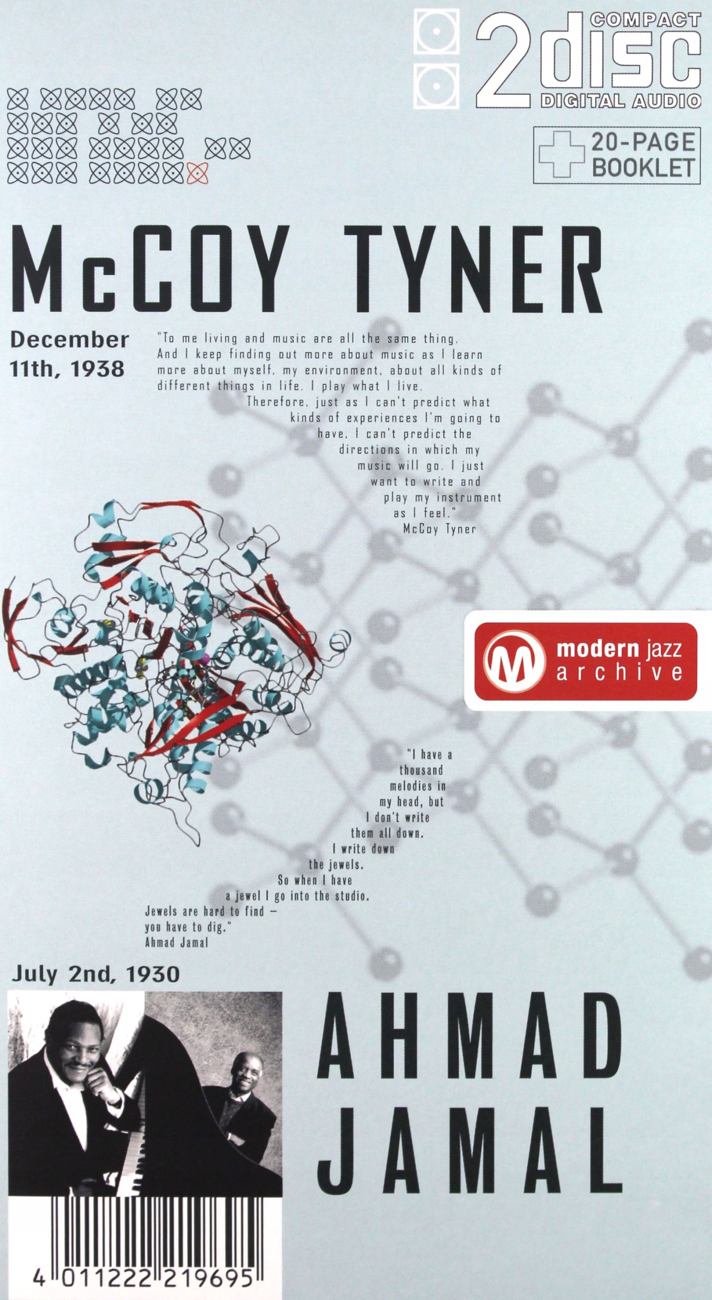 MCCOY TYNER+AHMAD JAMAL: MODERN JAZZ ARCHIVE [2CD] 18035791687 - Sklepy ...