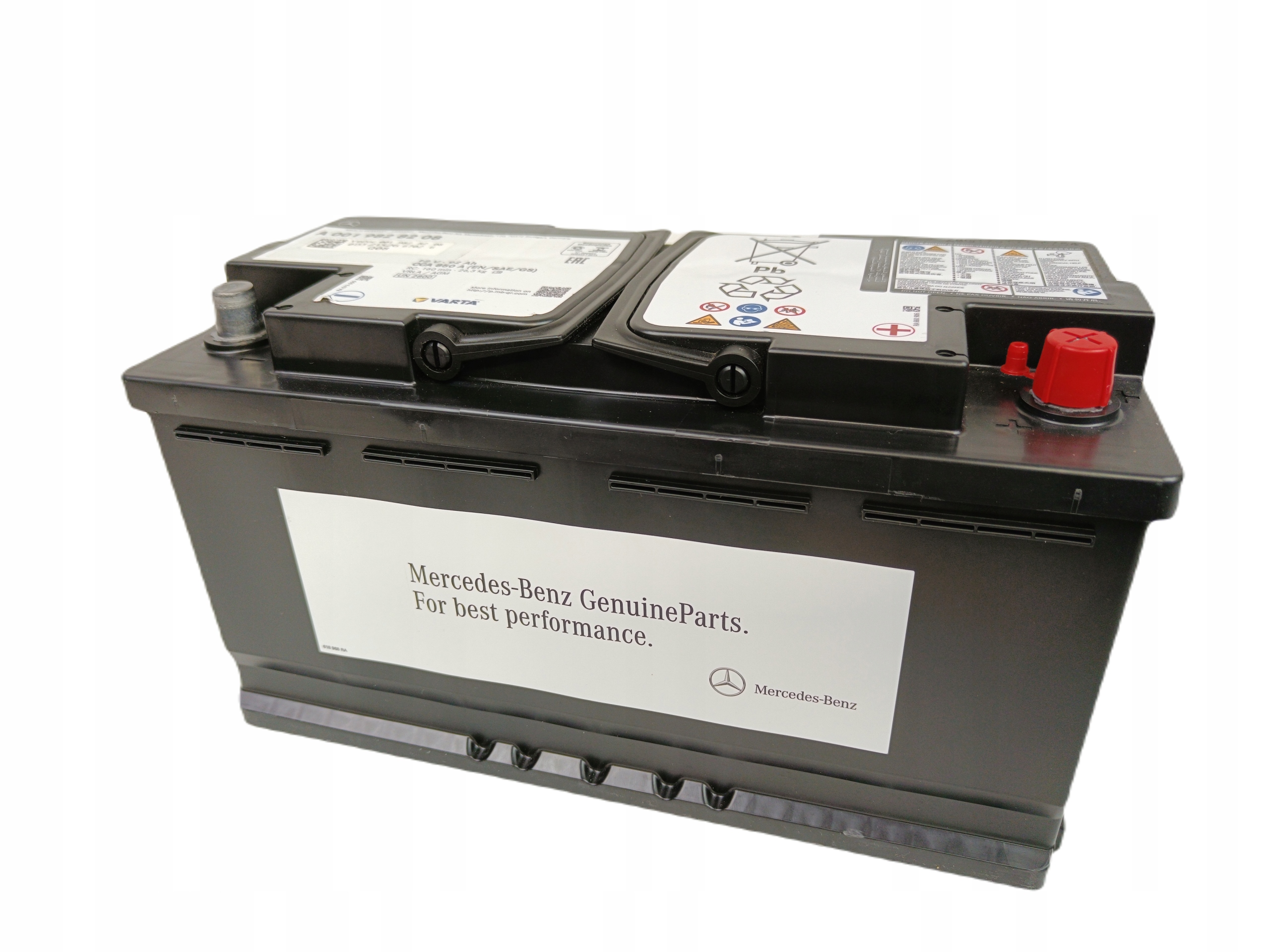Akumulator MERCEDES/VARTA ORYGINAŁ AGM 92Ah 850A A 001 982 82 08 za ...