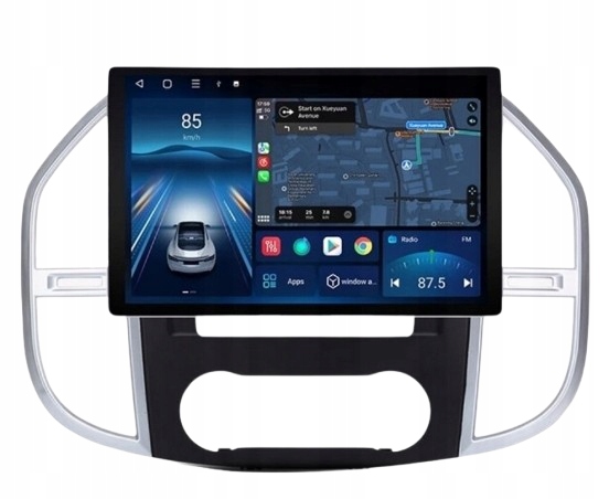 RADIO NAWIGACJA MERCEDES BENZ VITO W447 2014-2020 13,1 cala QLED ...