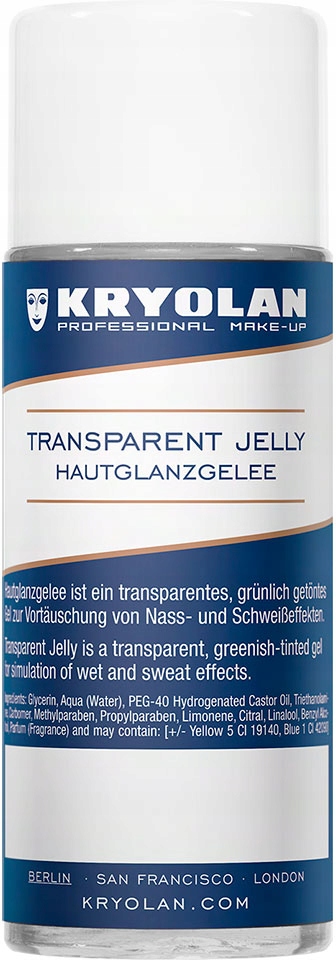 KRYOLAN JELLY Gel pro simulaci potu 100 ml ČÍRÝ za 281.00CZK - Allegro