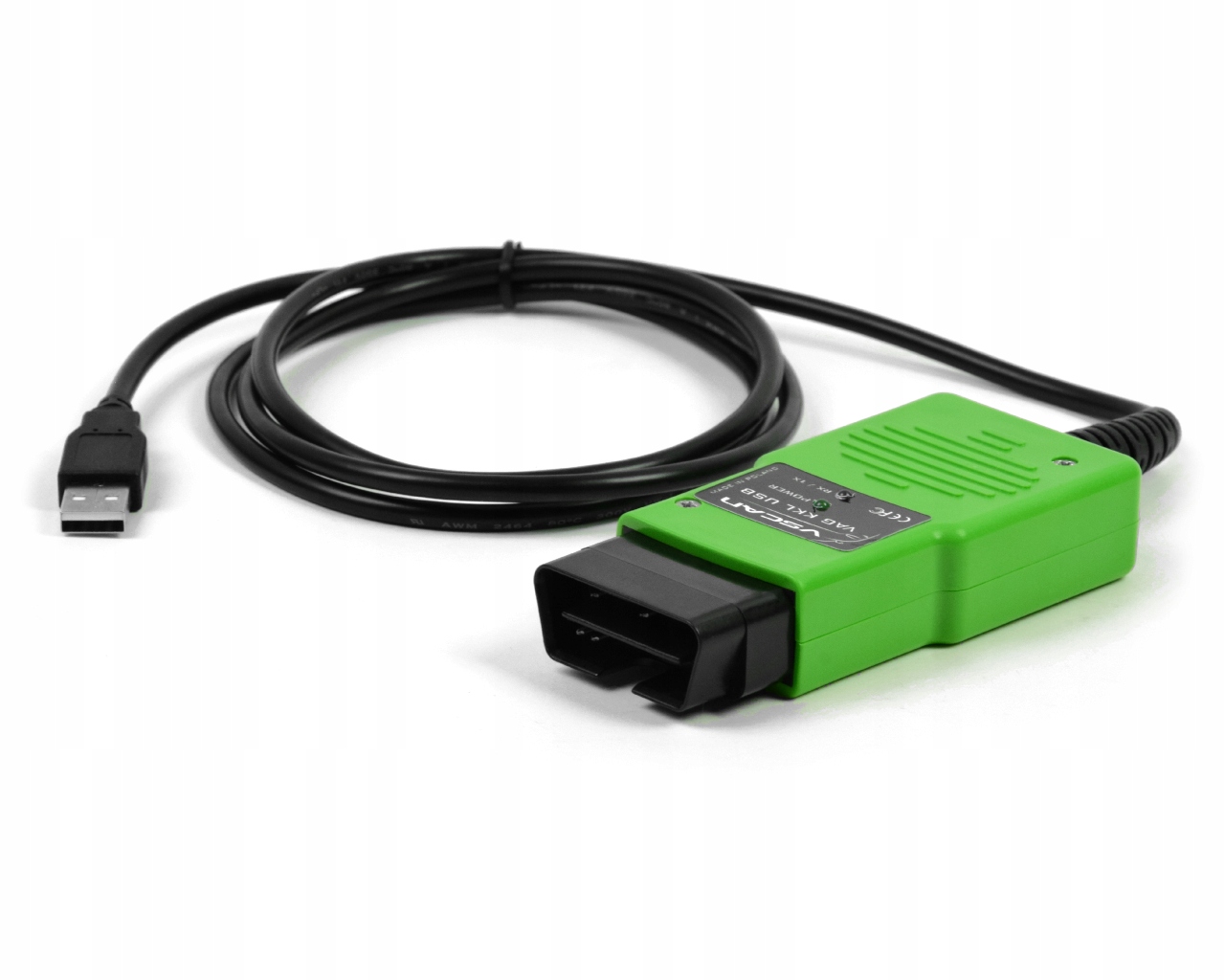 INTERFEJS DIAGNOSTYCZNY KABEL USB OBD2 VIAKEN VAG KKL 5904730104135 za ...