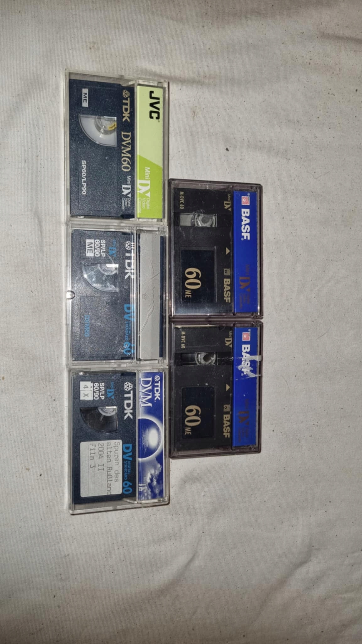 Kasety do kamery BASF TDK DVM60 5 sztuk Mini DV w pudełkach - Sklep, Opinie, Cena w Allegro