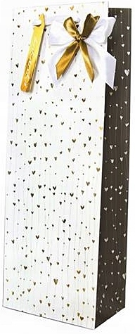 Torba ozdobna Kukartka QPB-034 13x36x8 cm biała (5901924478546) • Cena, Opinie • Torby papierowe ...