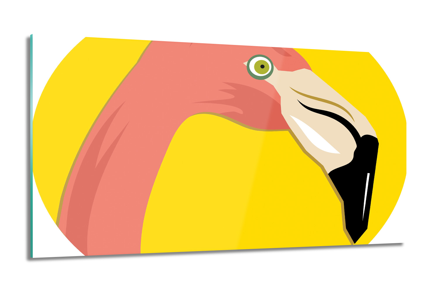 Flaming ptak rysunek Foto szklane 100x60 do kuchni • Cena, Opinie ...