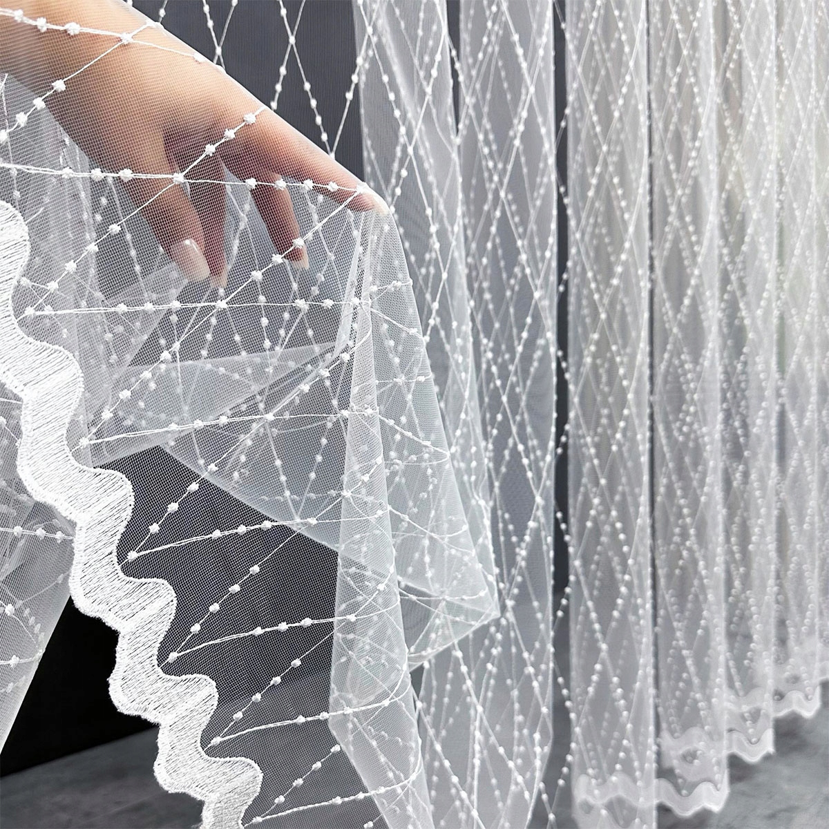 Firany Do Salonu Nowoczesne Denia 700x250 13586361391 - Allegro.pl