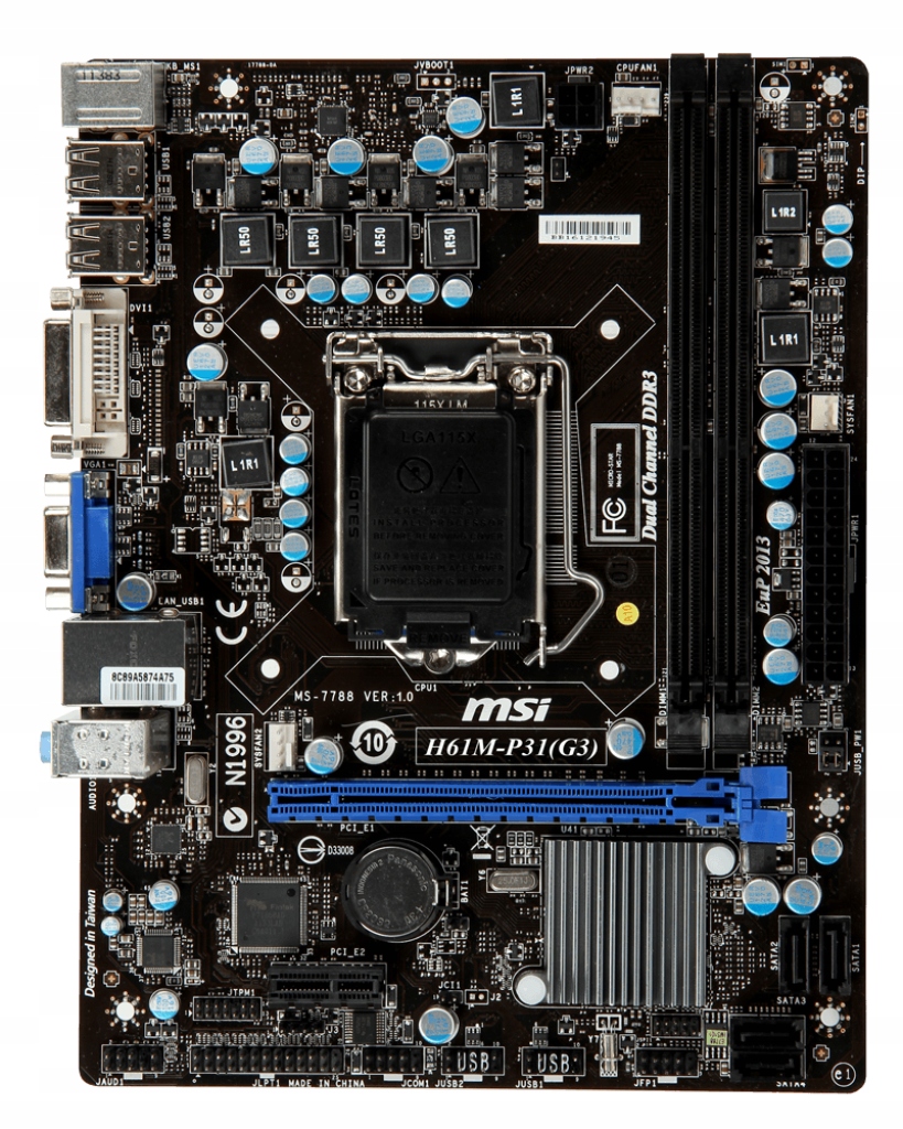 Płyta główna MSI H61M-P31 (G3) socket 1155 w Marki - Sklep, Opinie ...