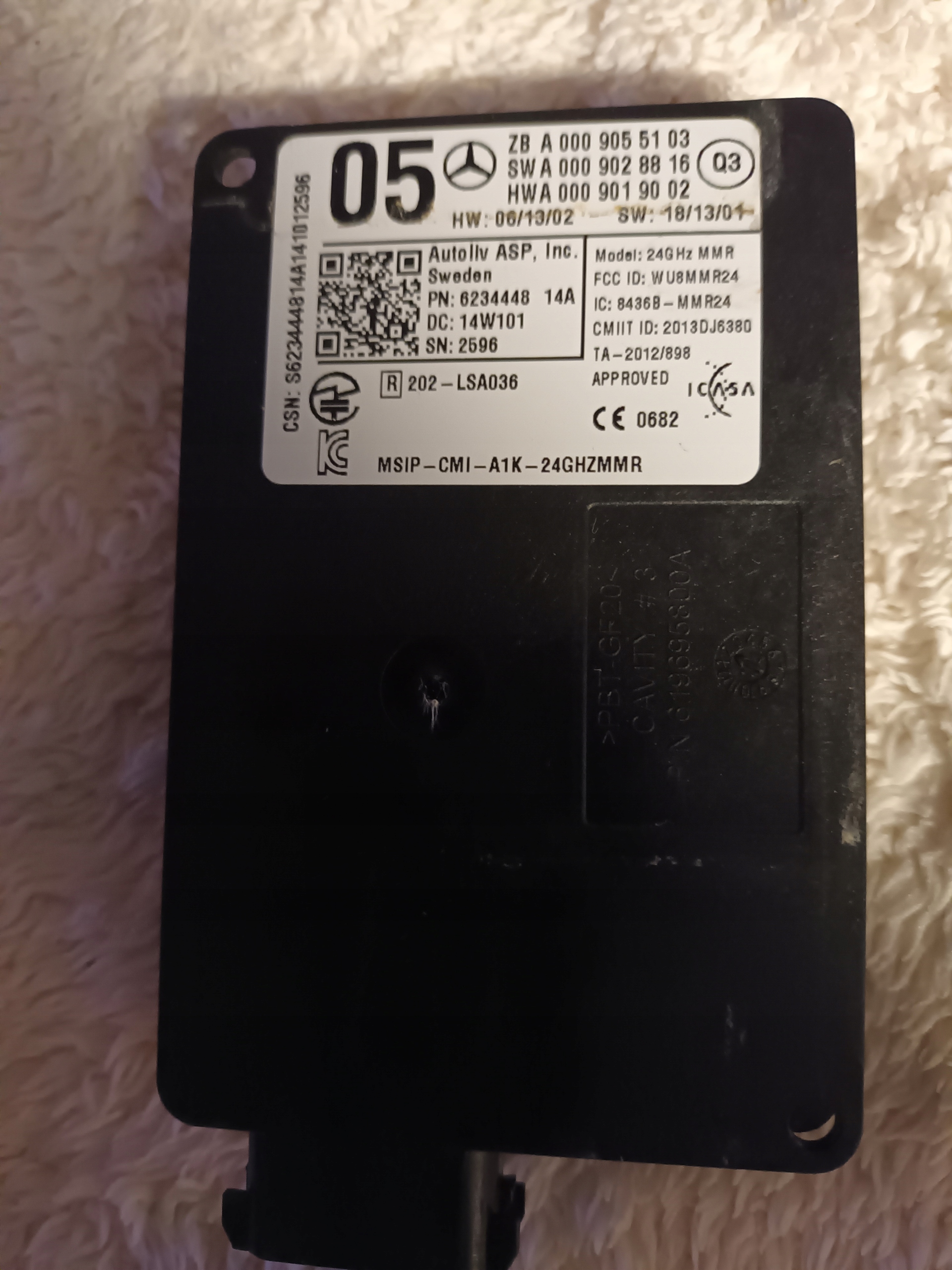 MERCEDES RADAR SENSOR DISTRONIC A0009055103 - porównaj ceny - Allegro.pl