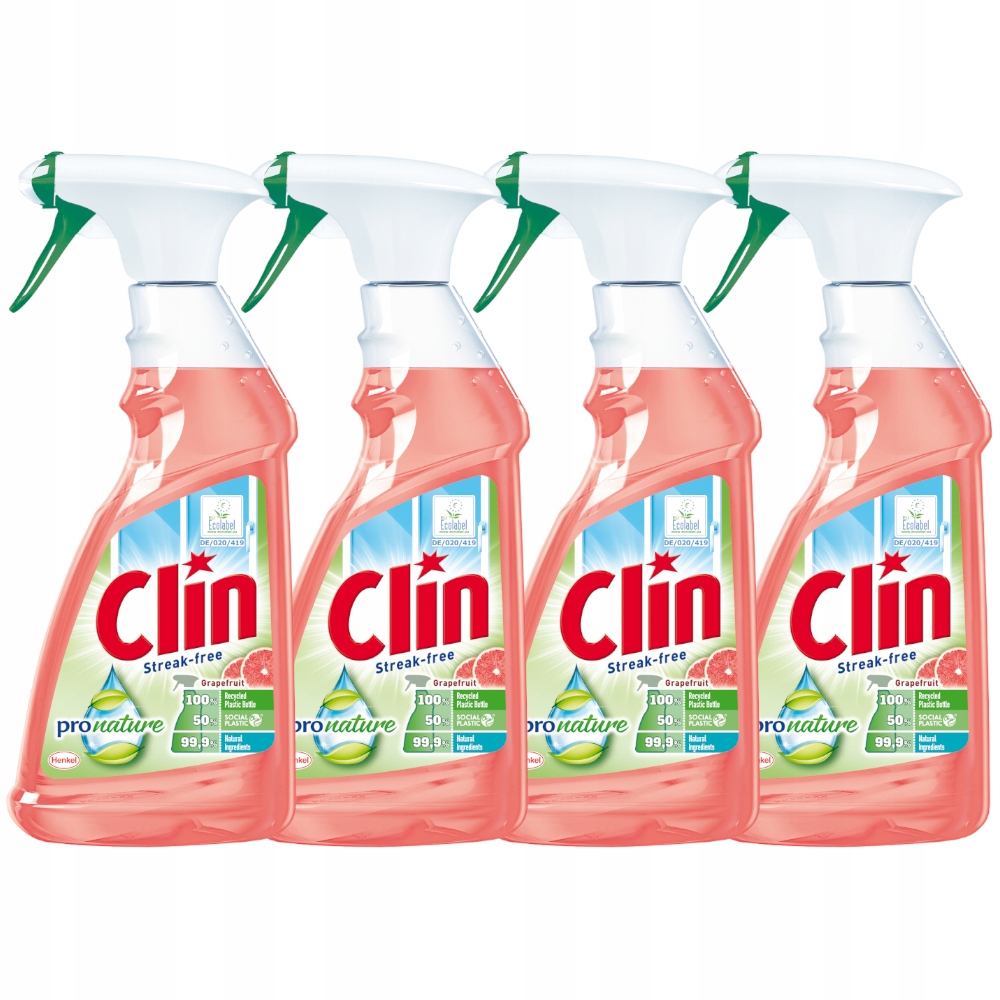 Clin płyn mycie szyb i luster 0,5l (9000101541922) • Cena, Opinie ...